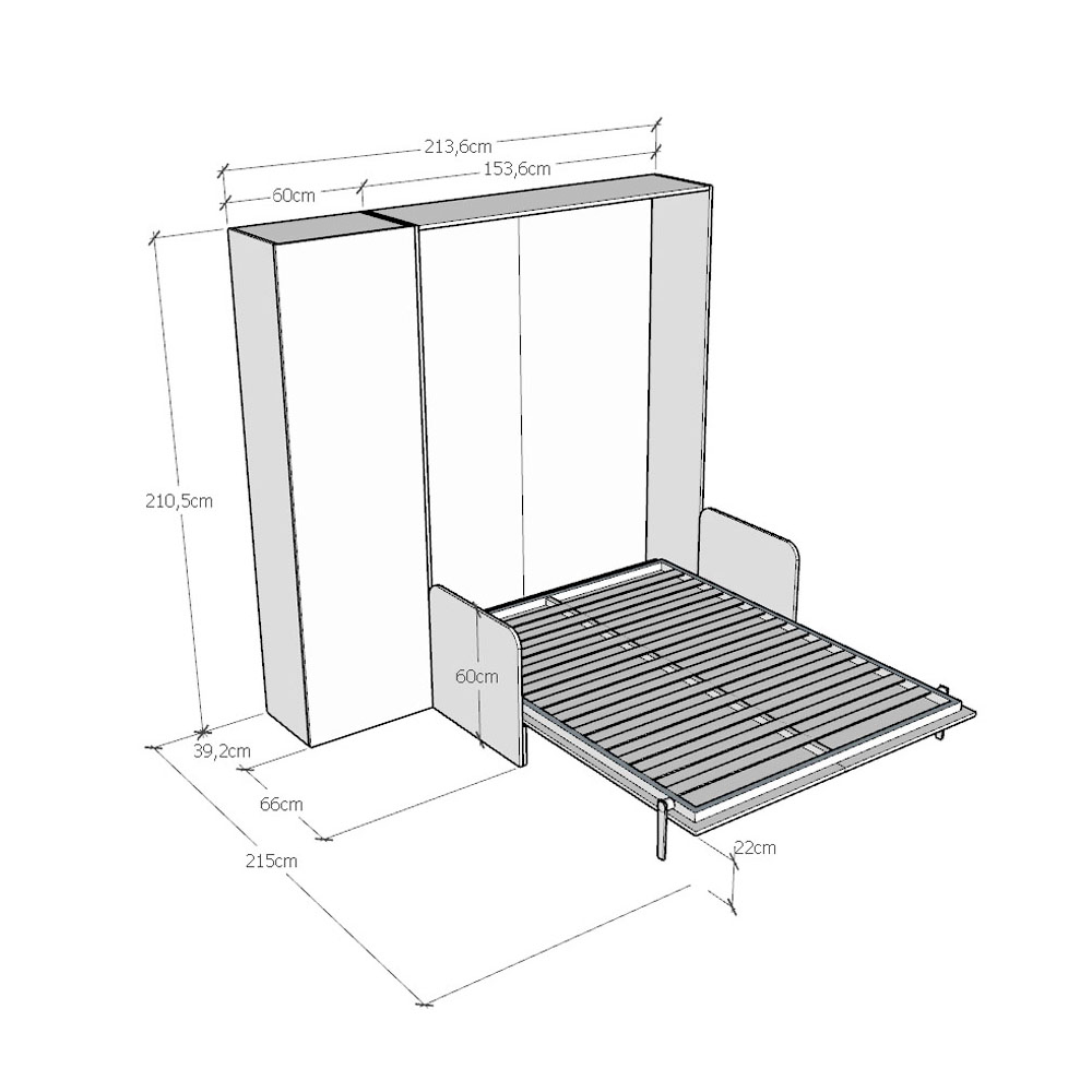 Pat francez pliabil vertical cu canapea și coloană - Magicompare ...