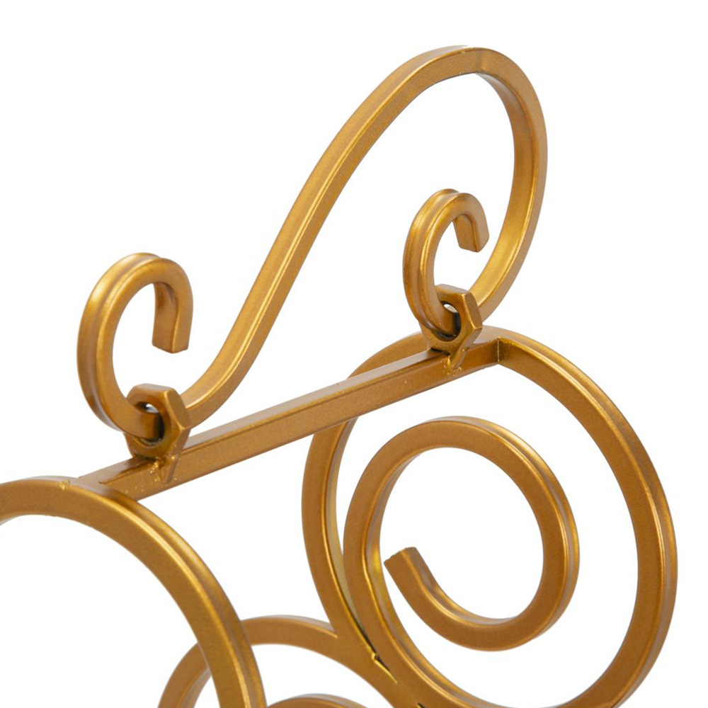 Suport pentru sticle de perete cu 6 locuri din fier de design modern