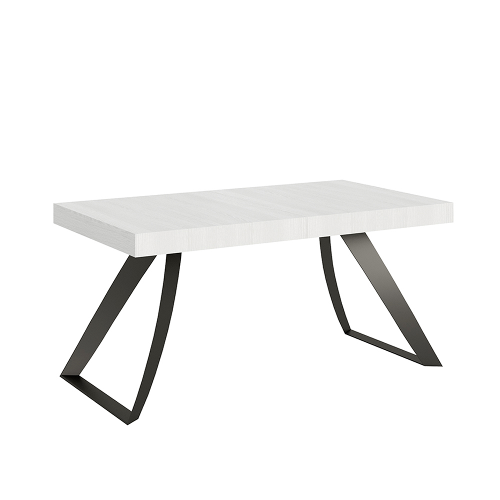 Masa moderna extensibila pana la 440 cm din fier si lemn