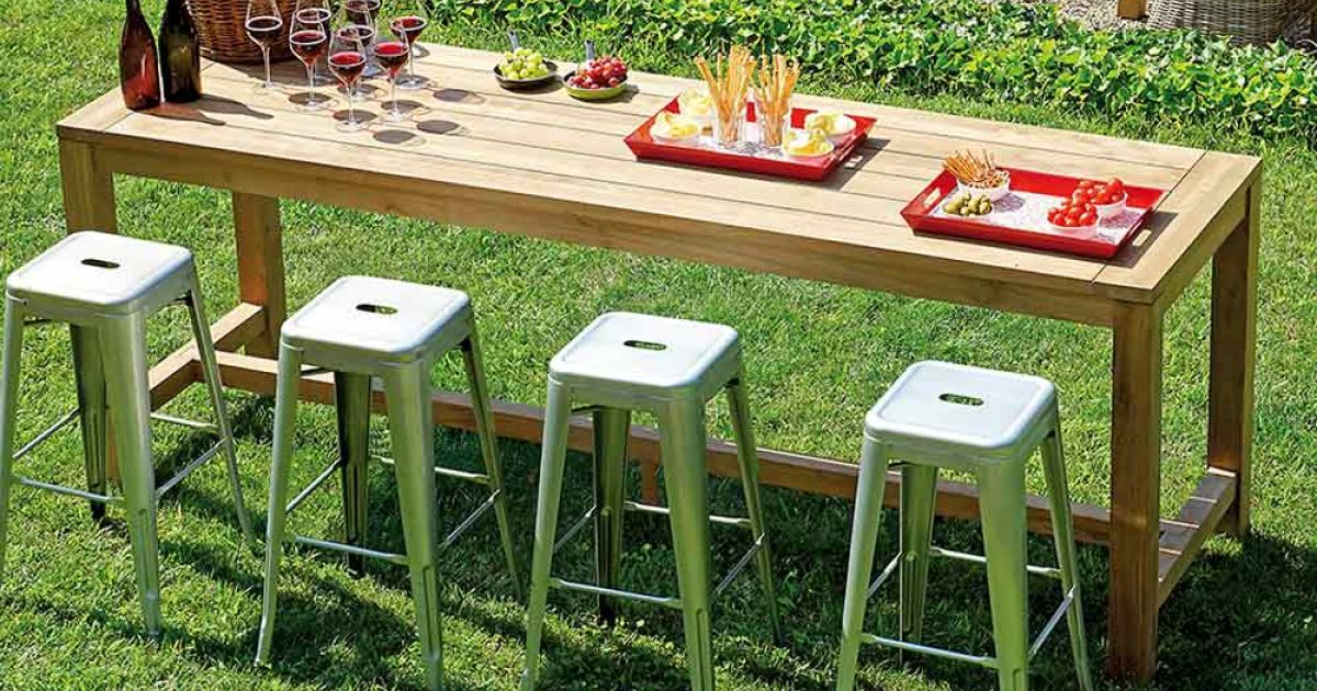 Blat de bar 250x70 cm Fabricat din Teak Reciclat