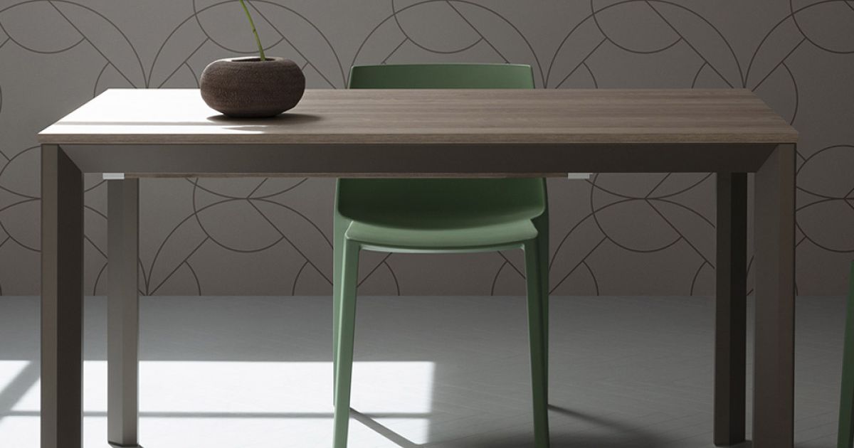 Masa de sufragerie extensibila Blat Hpl colorat Made in Italy